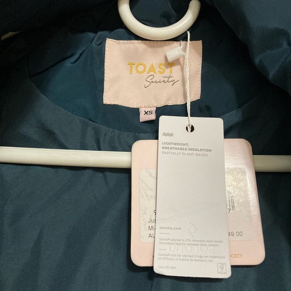 Toast Society | Jackets & Coats | Toast Society Jupiter Puffer Jacket ...